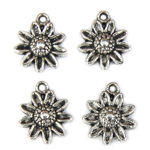 Flower Charms - Pack of 10 | Charm Supplies